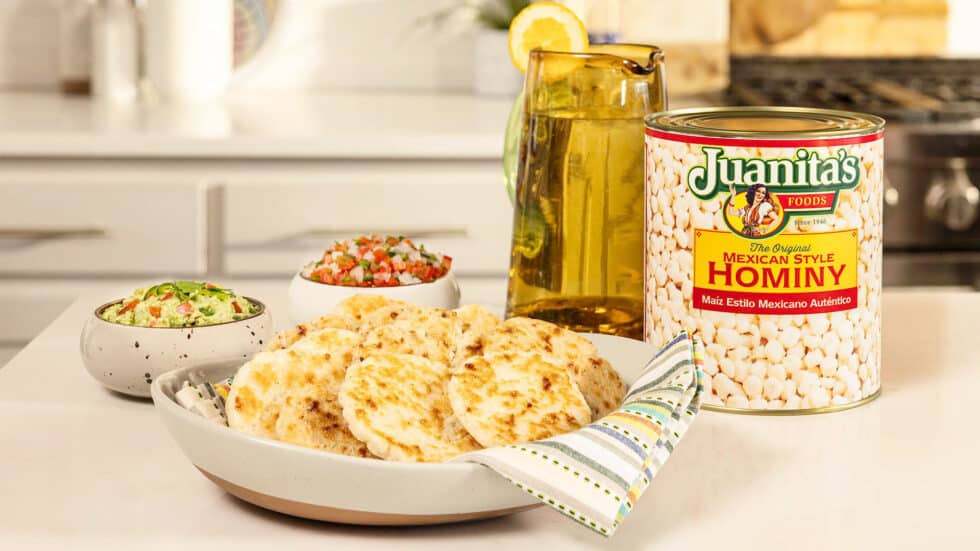 Cheesy Hominy Gorditas - #HominyWaysToShare