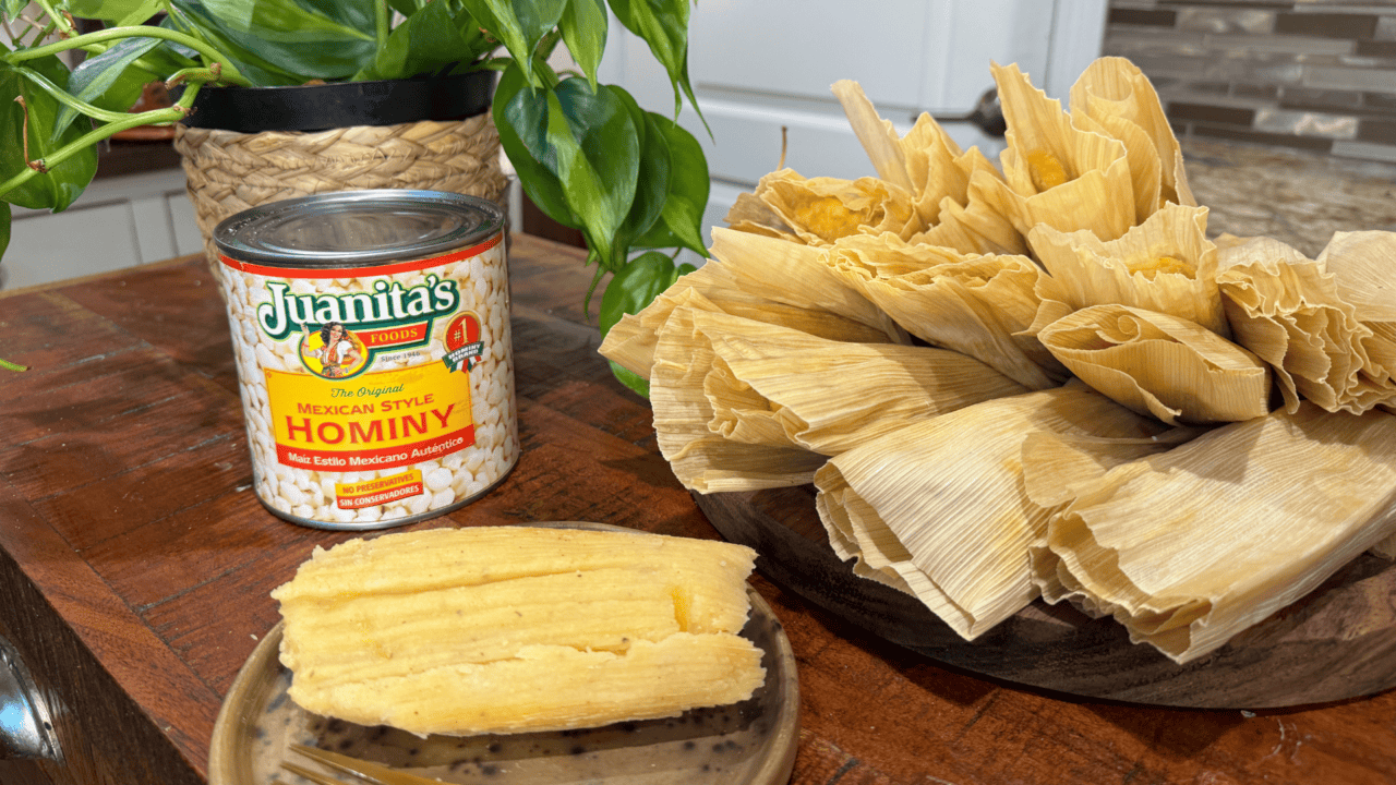 Hominy Tamales with Pineapple - #HominyWaysToShare