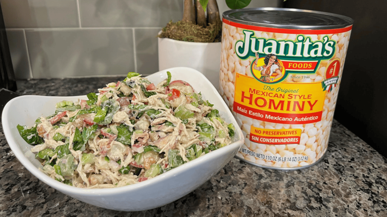 Hominy & Poblano Salad - #HominyWaysToShare