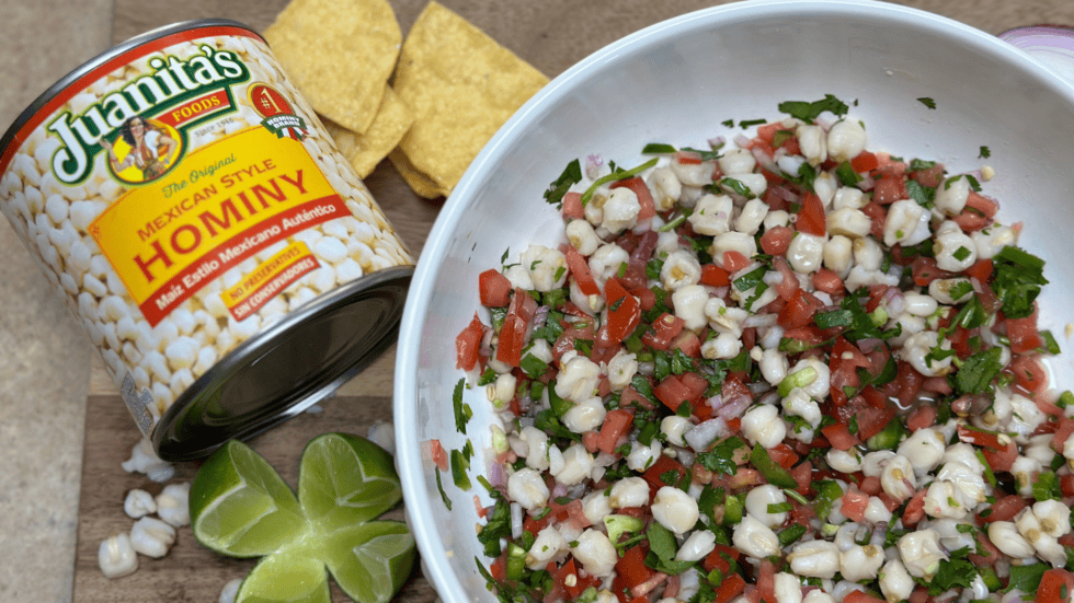 Hominy Pico de Gallo - #HominyWaysToShare